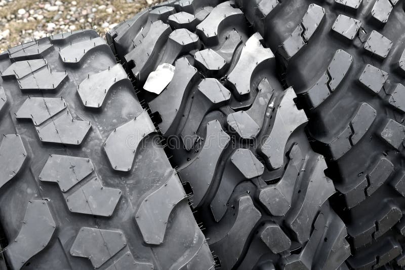Big Black Truck tires stock photo. Image of drive, rain - 371613436