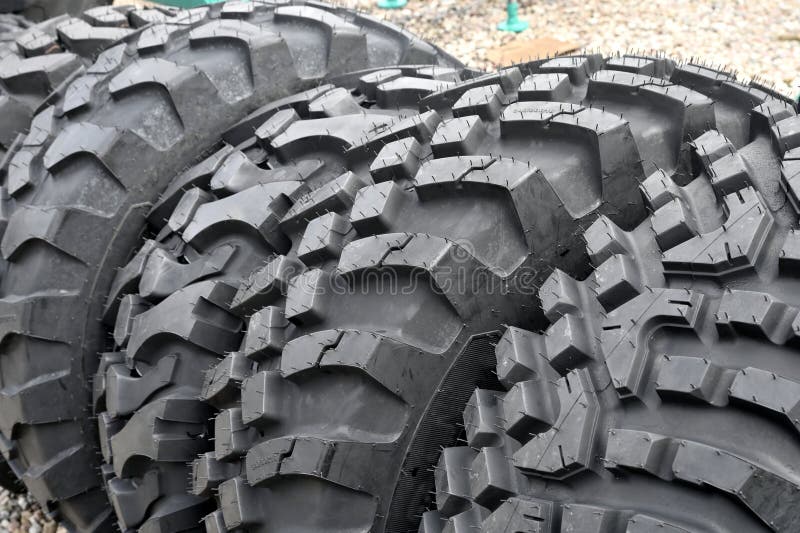 Big Black Truck tires stock photo. Image of profile - 371613460