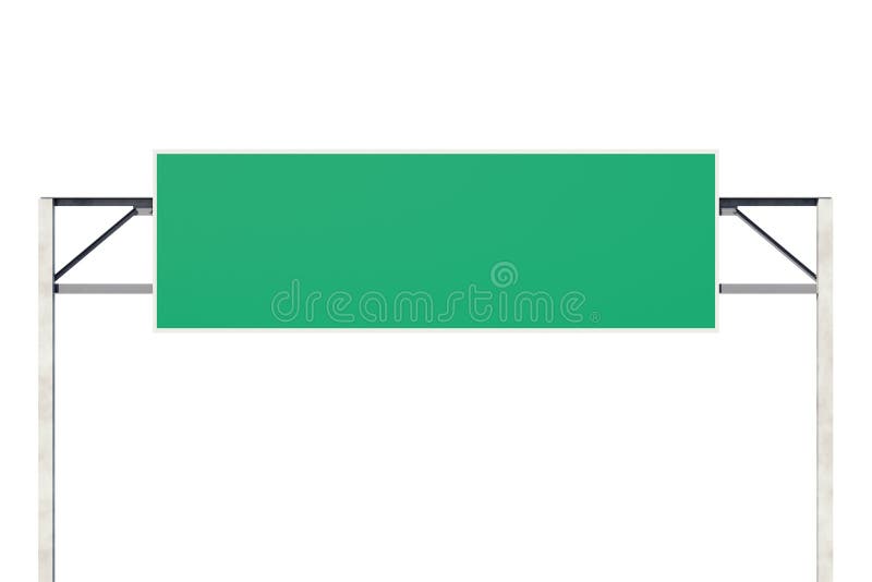 Big blank road sign stock image. Image of direction, advertisement ...