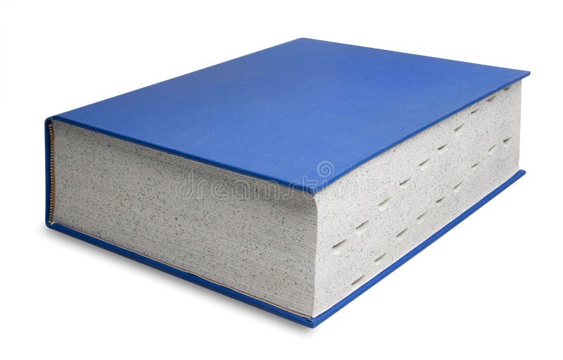 Big blue book, isolated stock photo. Image of blank, book - 18884568