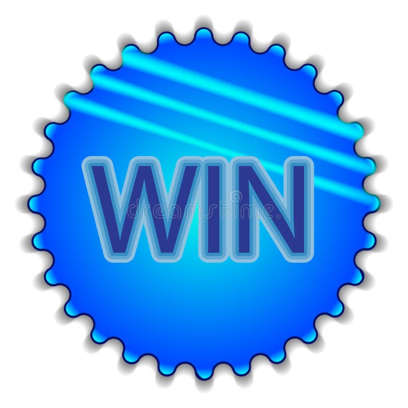 Big blue button labeled stock illustration. Illustration of rectangle ...