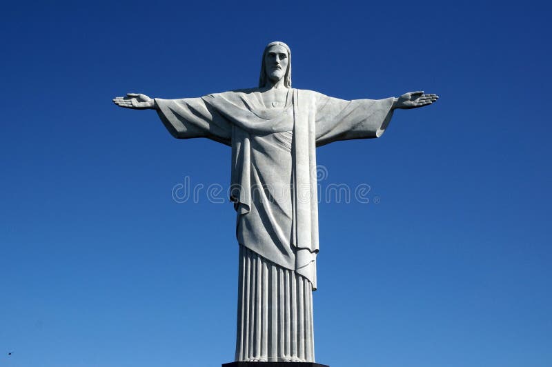 Big and blue editorial image. Image of christ, tourism - 74366030