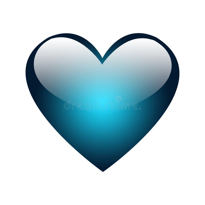 Large Blue Hearts