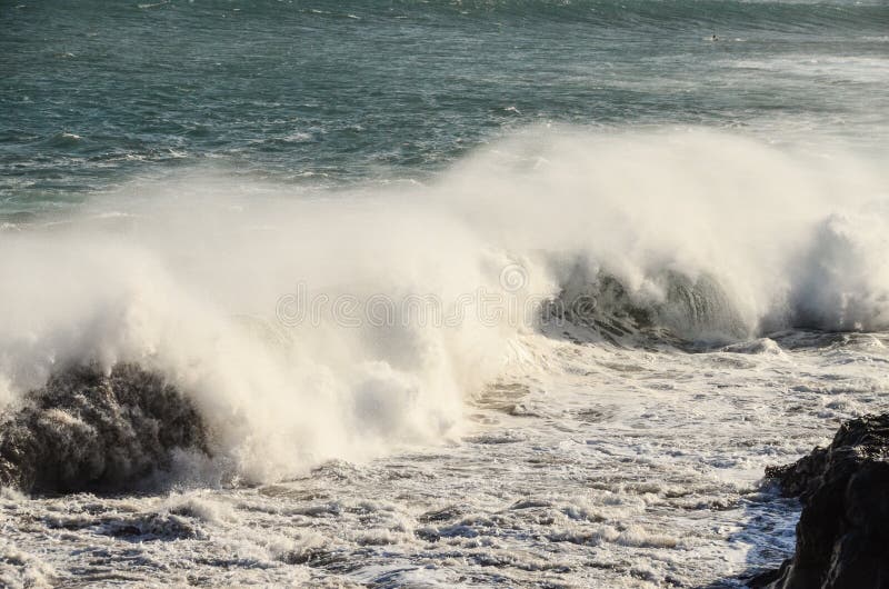 View of Storm Seascape stock photo. Image of background - 108158024