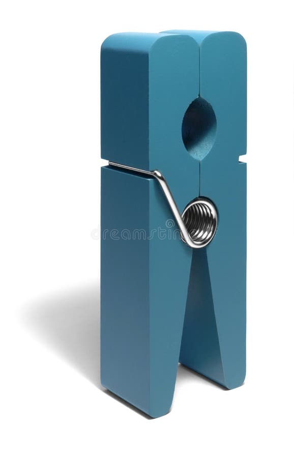 Big blue wooden peg stock photo. Image of gripping, decoration - 22364264