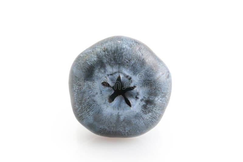Big Blueberry Isolated on White Background Stock Photo - Image of round ...