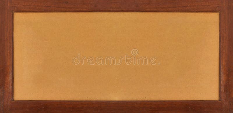 Big Board with Old Wooden Frame Stock Image - Image of grunge, board ...