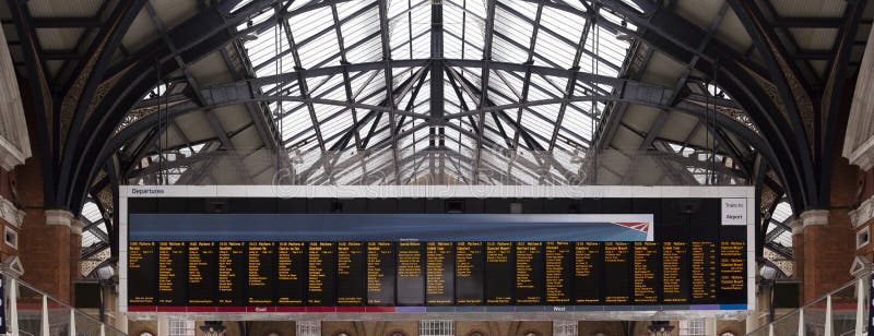 Big board in train station stock photo. Image of construction - 57654824