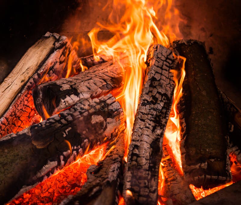 Big bonfire stock photo. Image of fiery, bonfire, power - 161663378
