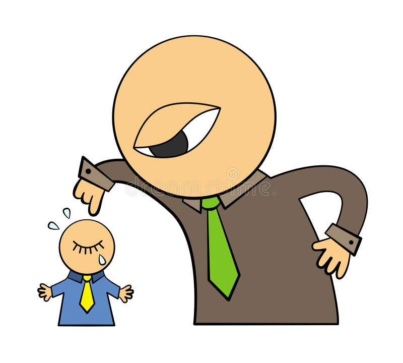 Big Boss schilt stock abbildung. Illustration von abgefeuert - 25798489