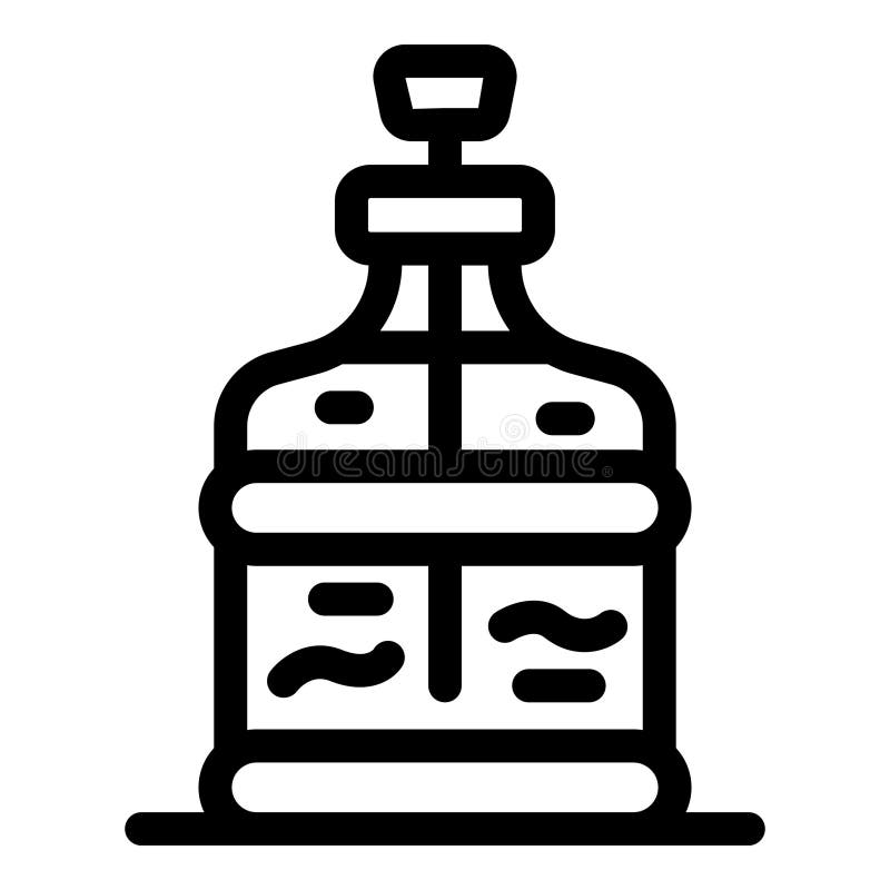 Big Bottle Water Cooler with Pump Dispenser Icon Stock Vector ...