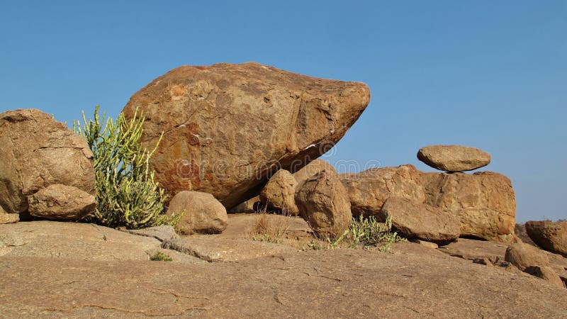 Big Boulder in Hampi Popular for Bouldering Stock Photo - Image of ...