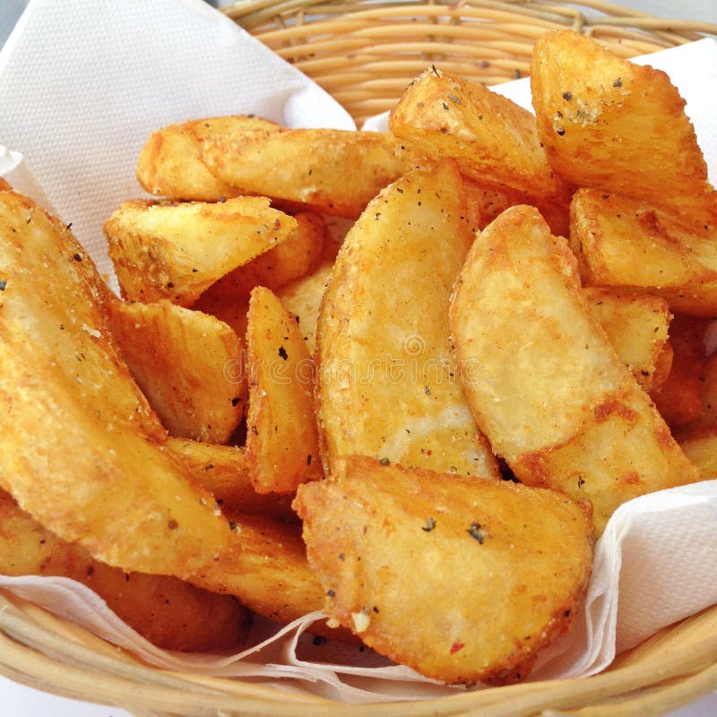 Big Bowl of Potato Chips Fried Stock Photo - Image of delicious, kids ...