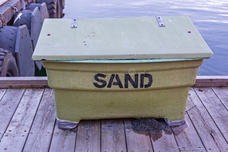 Box of Sand Harbour stock image. Image of water, grit - 158284361