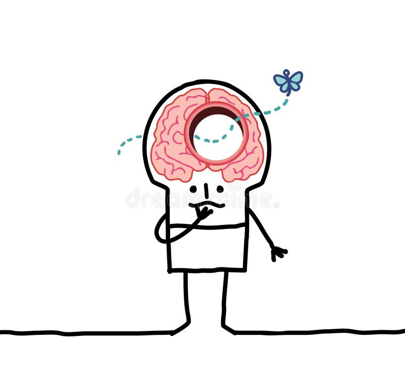 Big Brain Man & Excellence Stock Vector - Illustration of brain, great ...