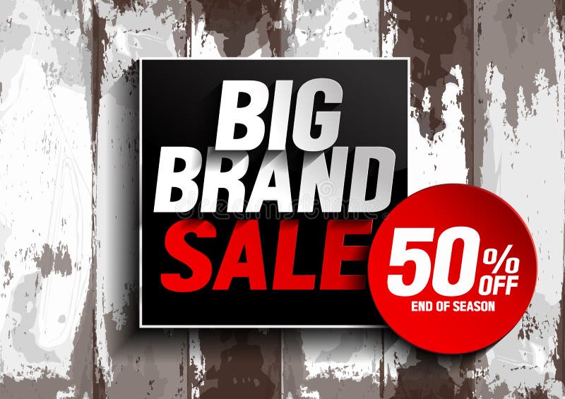 01 big brand sale stock vector. Illustration of clearance - 160608041