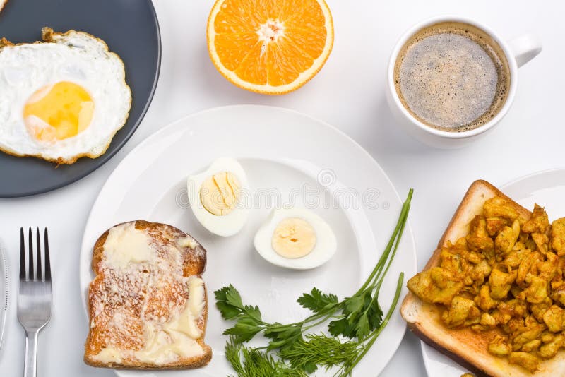 Big breakfast composition stock photo. Image of healthy - 8382988