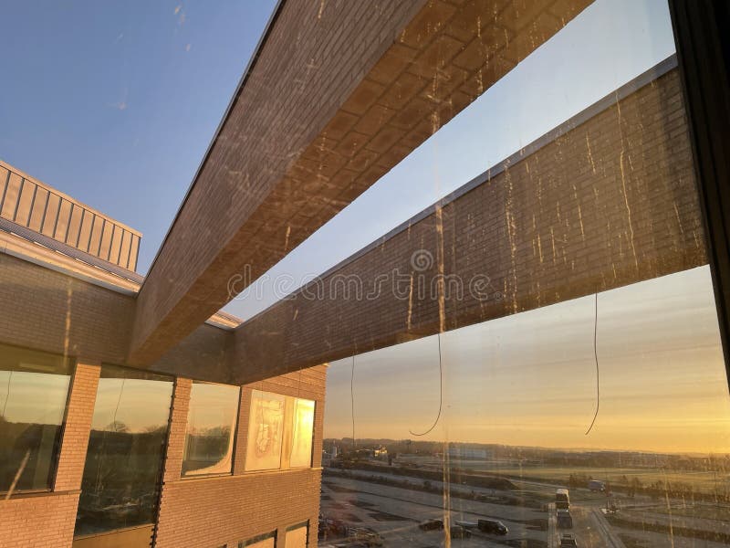 Big Brick Beams in Sunshine Stock Image - Image of property, beautiful ...