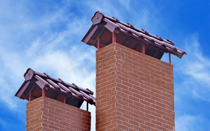 Big brick smokestack stock photo. Image of smoke, brick - 109071256