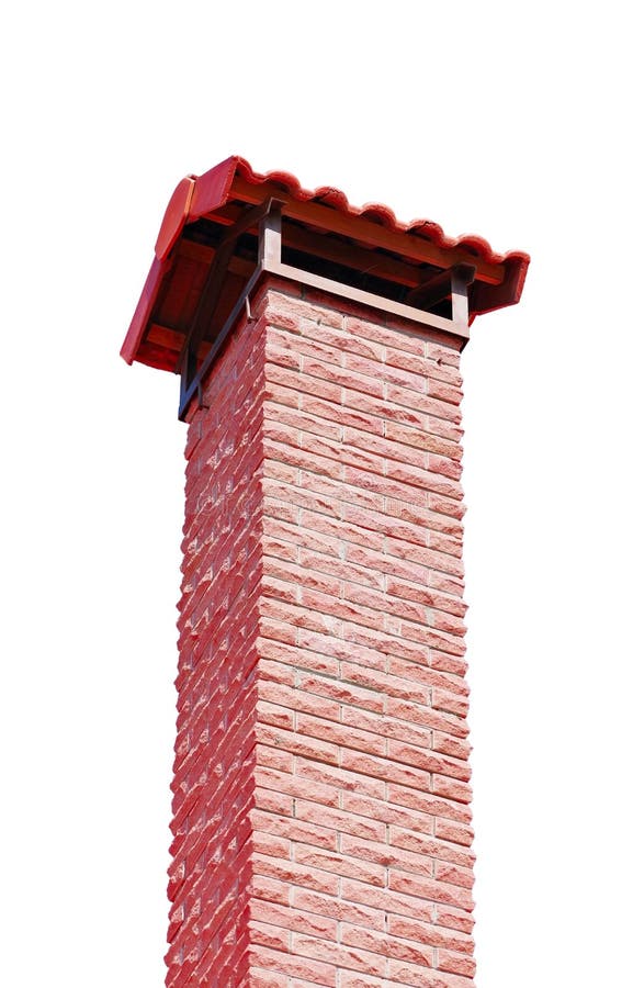 Big brick smokestack stock image. Image of steel, environment - 126501853
