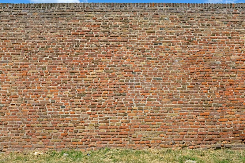 Big bricks wall stock photo. Image of exterior, tall - 223984190