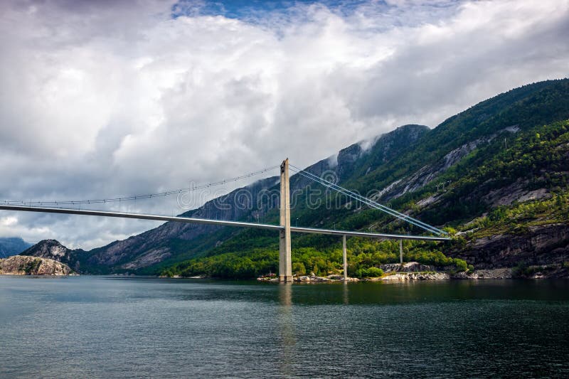 Big bridge stock image. Image of great, scandinavia, hill - 28444361