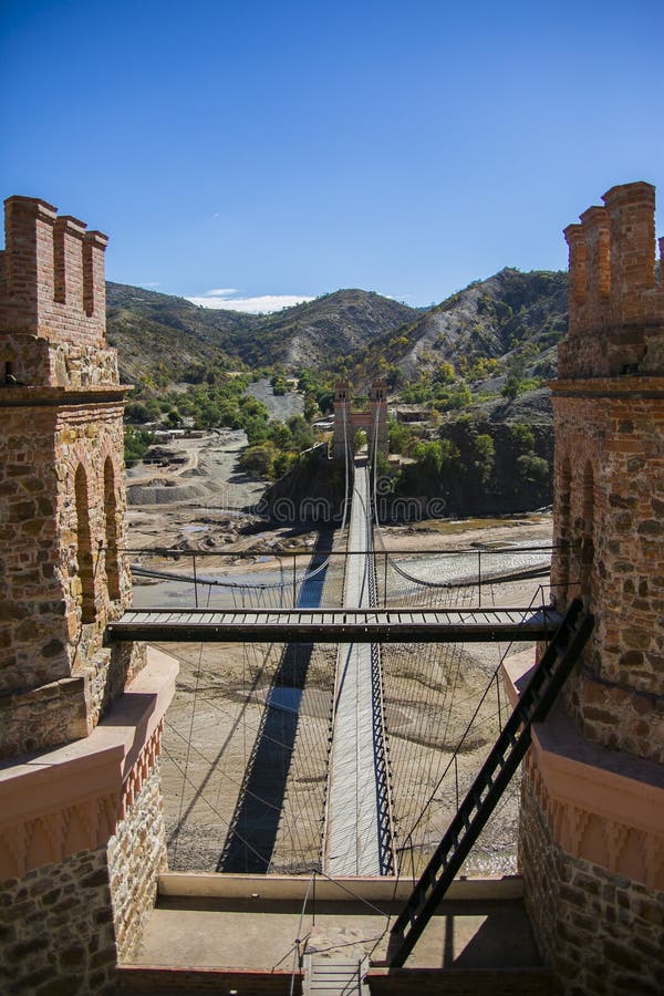 Big Bridge in Cordillera Real, Andes, Bolivia Stock Photo - Image of ...