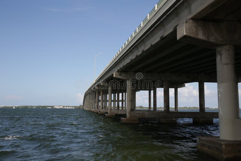 Big Bridge Over the River or Sea Stock Photo - Image of travel, lake ...