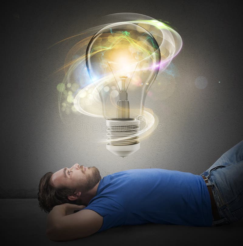 Big bright idea stock photo. Image of imagination, electrical - 61435150
