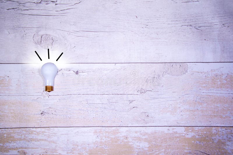 Big Bright Idea stock image. Image of wooden, illuminated - 171895235