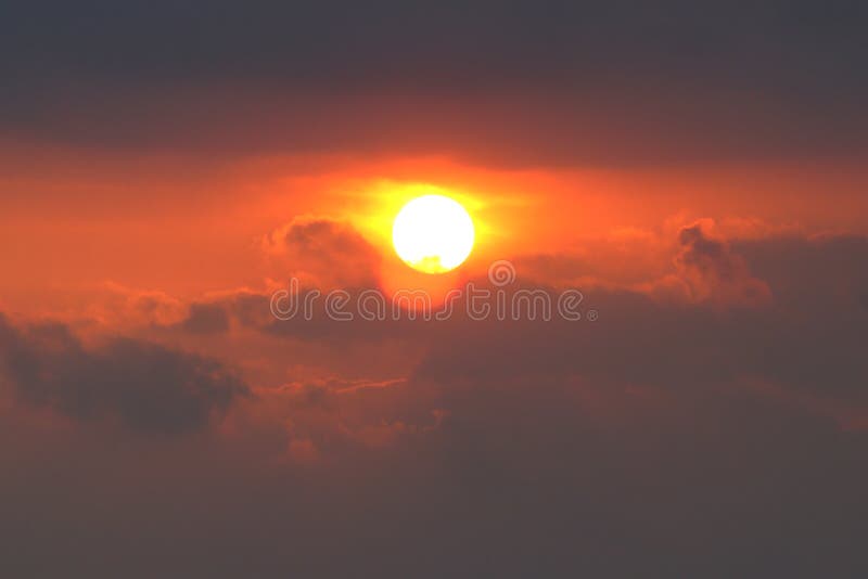Big bright sun stock image. Image of atmosphere, morning - 218211025