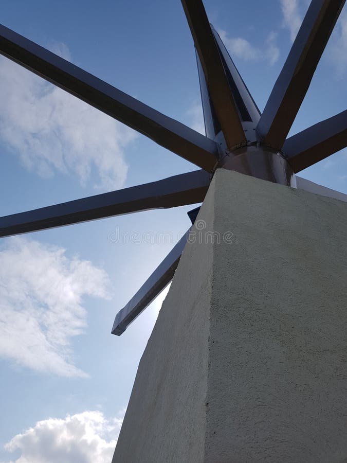Big Bronze Statue View from Bottom Stock Image - Image of fruit, statue ...