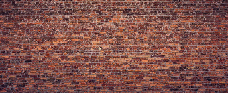 Big Brown Brick Wall Texture Background Stock Photo - Image of backdrop ...