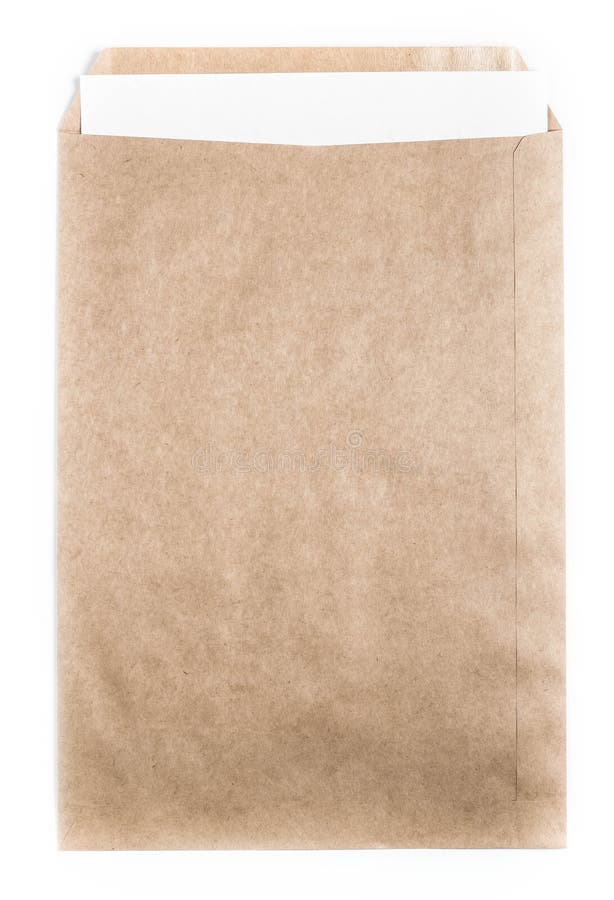 Brown envelope stock photo. Image of blank, brown, information - 7764328