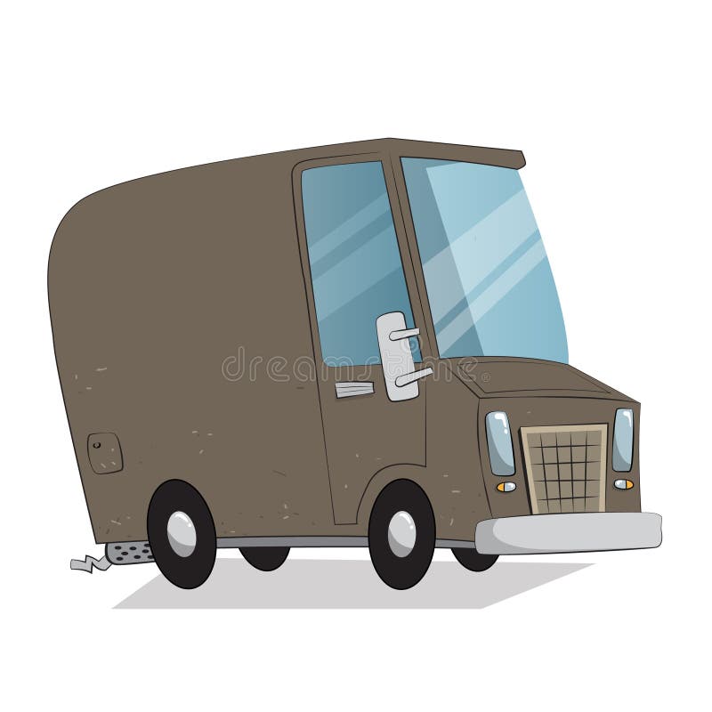 Ups Truck Cartoon