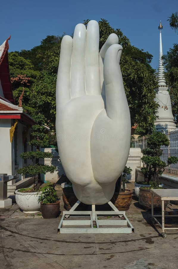Big Buddha Hand stock image. Image of religion, built - 52398497