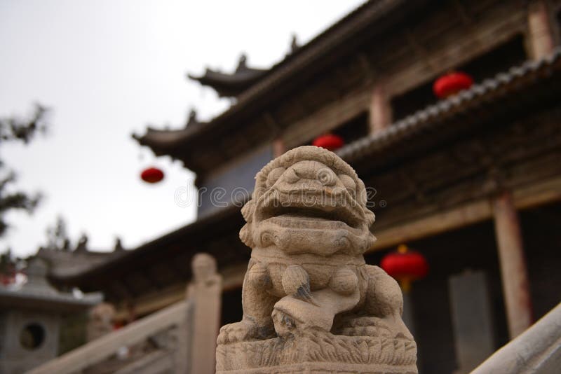 Big Buddhist Temple stock image. Image of gansu, nation - 51859535