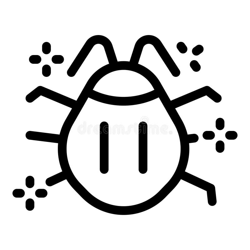 Big Bug Spreading Virus Detected by Antivirus Software Stock Vector ...