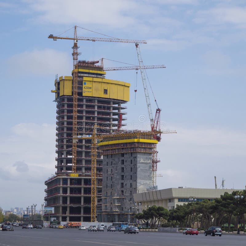 Big Construction Of Modern House Editorial Image - Image of season ...