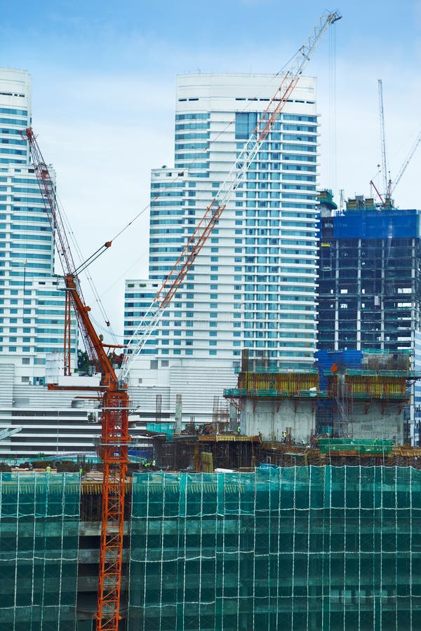 Big building construction stock image. Image of project - 21766215