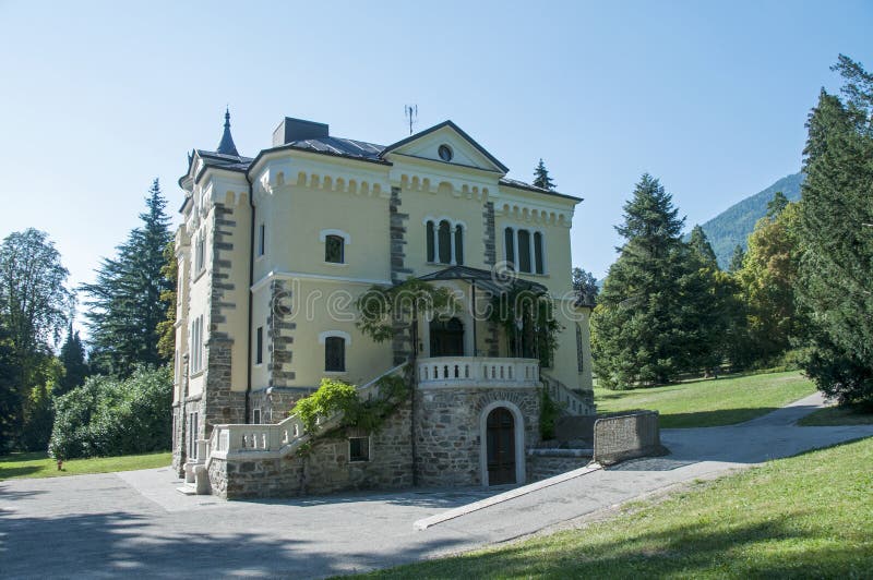 Levico Terme and the Lake - Trentino Alto Adige Italy Stock Photo ...