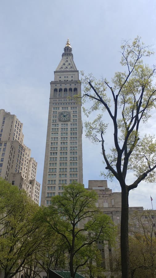 Big Building - View from Central Park, NYC Stock Photo - Image of ...