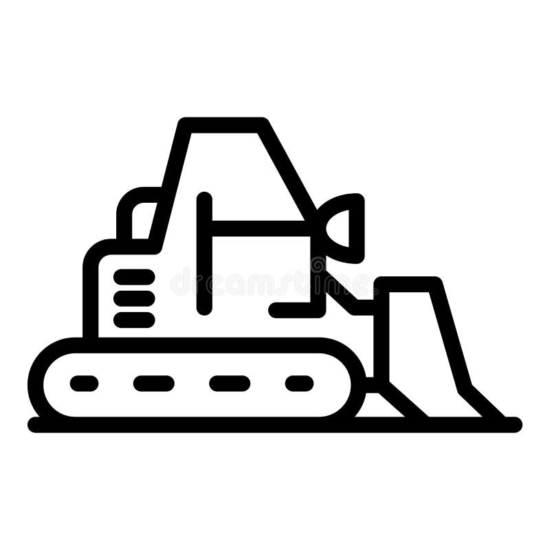 Bulldozer Outline Stock Illustrations – 3,152 Bulldozer Outline Stock ...