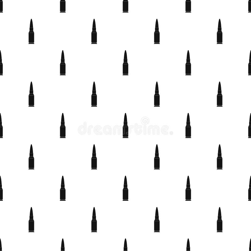 Bullet Pattern Seamless Vector Stock Vector - Illustration of ...