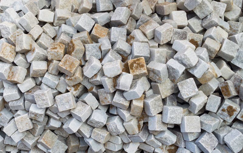Big Bunch of Gray Stone Cobblestones Stock Photo - Image of closeup ...