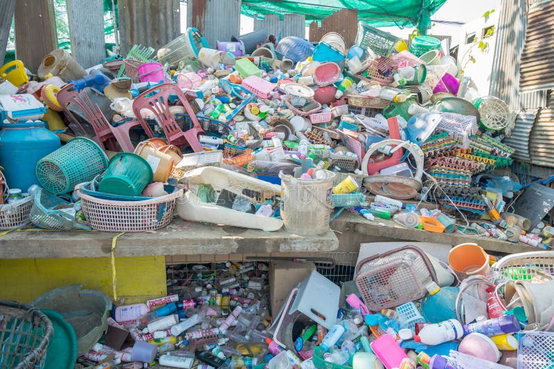 Big Bunch of Plastic Waste for Recycling Editorial Image - Image of ...