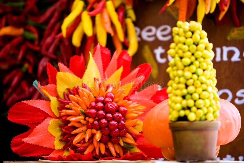 Big Bunch of Red Hot Chilli Pepper Stock Image - Image of capsicum ...