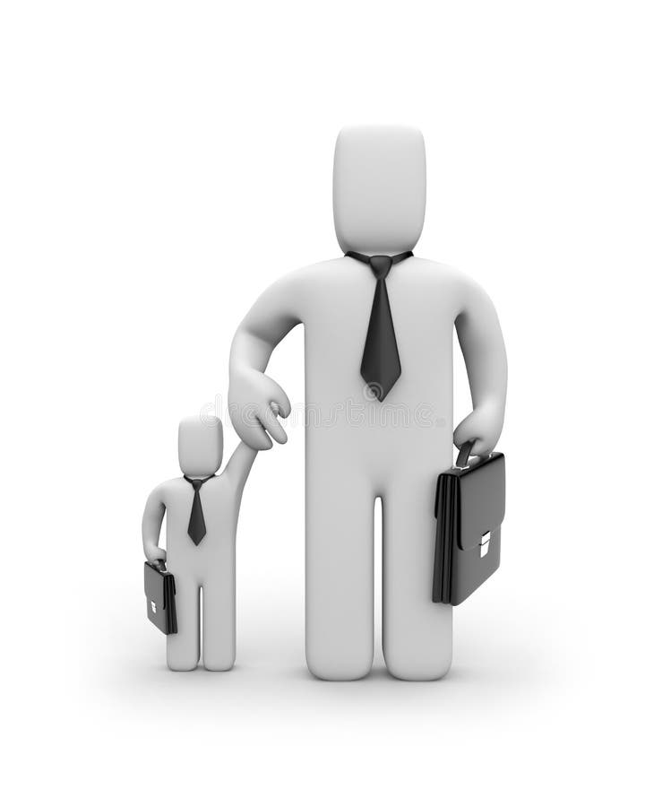 Big Business is Helping Small Businesses Stock Illustration ...