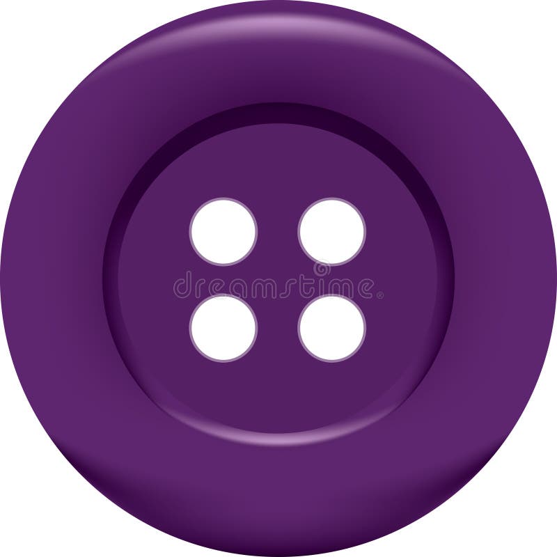 Big button stock vector. Illustration of button, plastic - 198995904