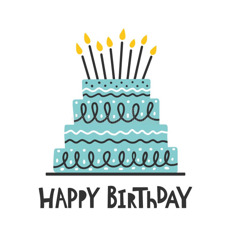 Big cake icon stock vector. Illustration of element - 191305323